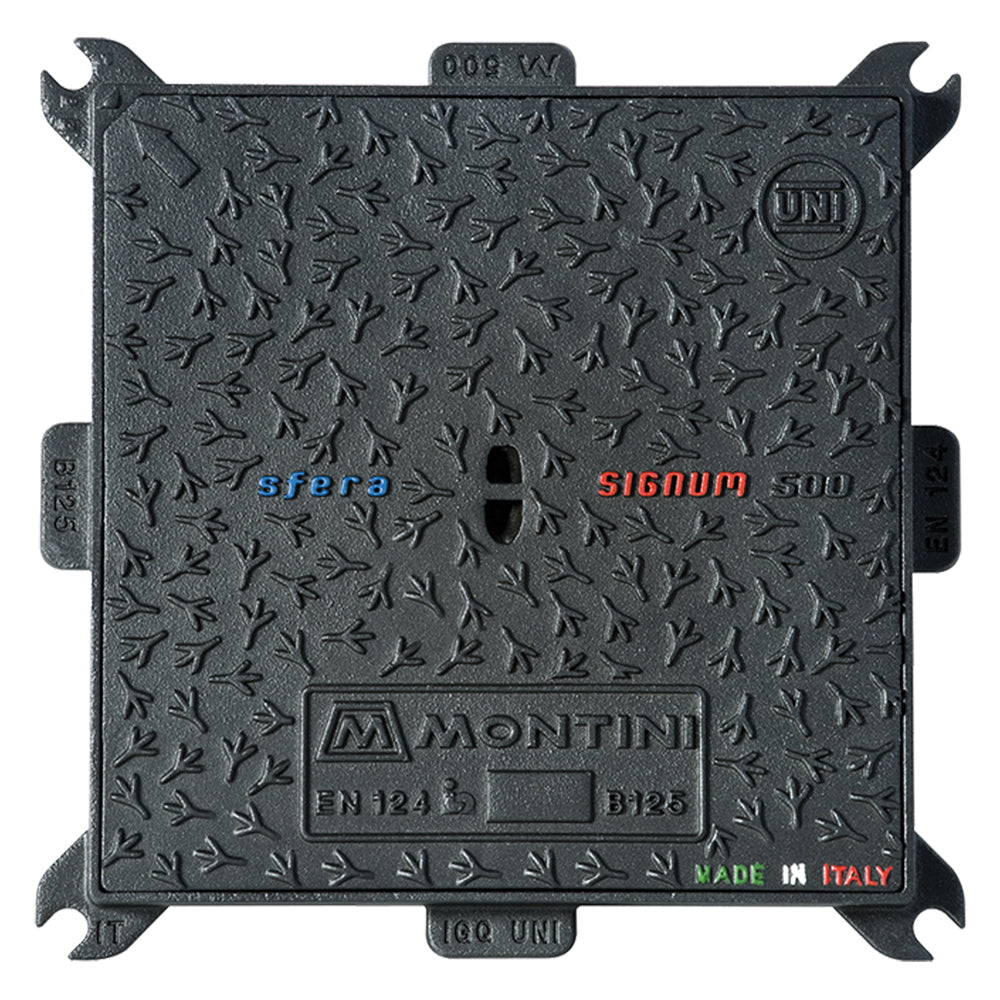 MONTINI - Chiusino In Ghisa B125 Signum - 40 X 40 - Kg 11 COD. 10 ...